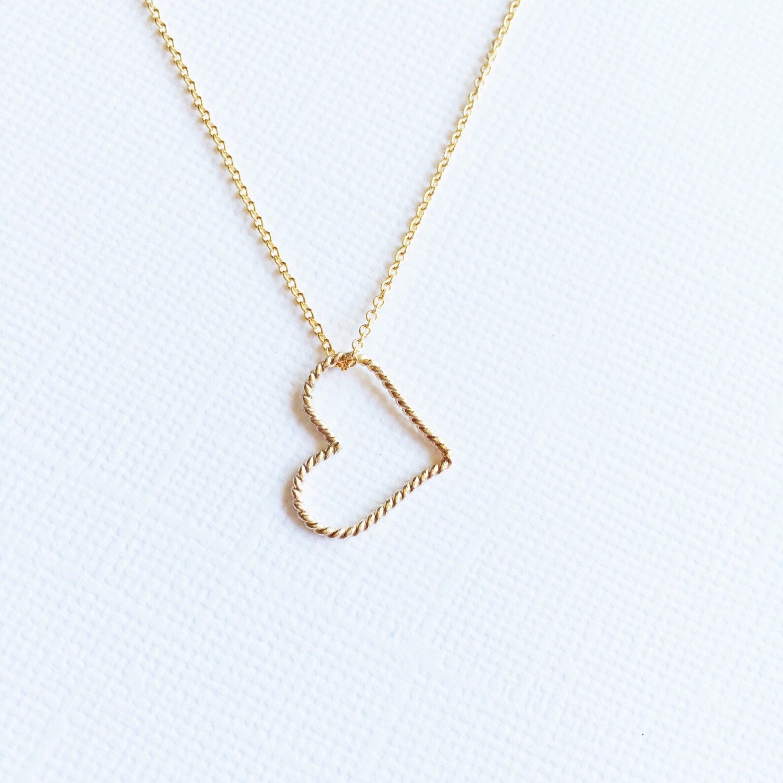 Collier Alexis Collier coeur collier charme cœur simple - Etsy France