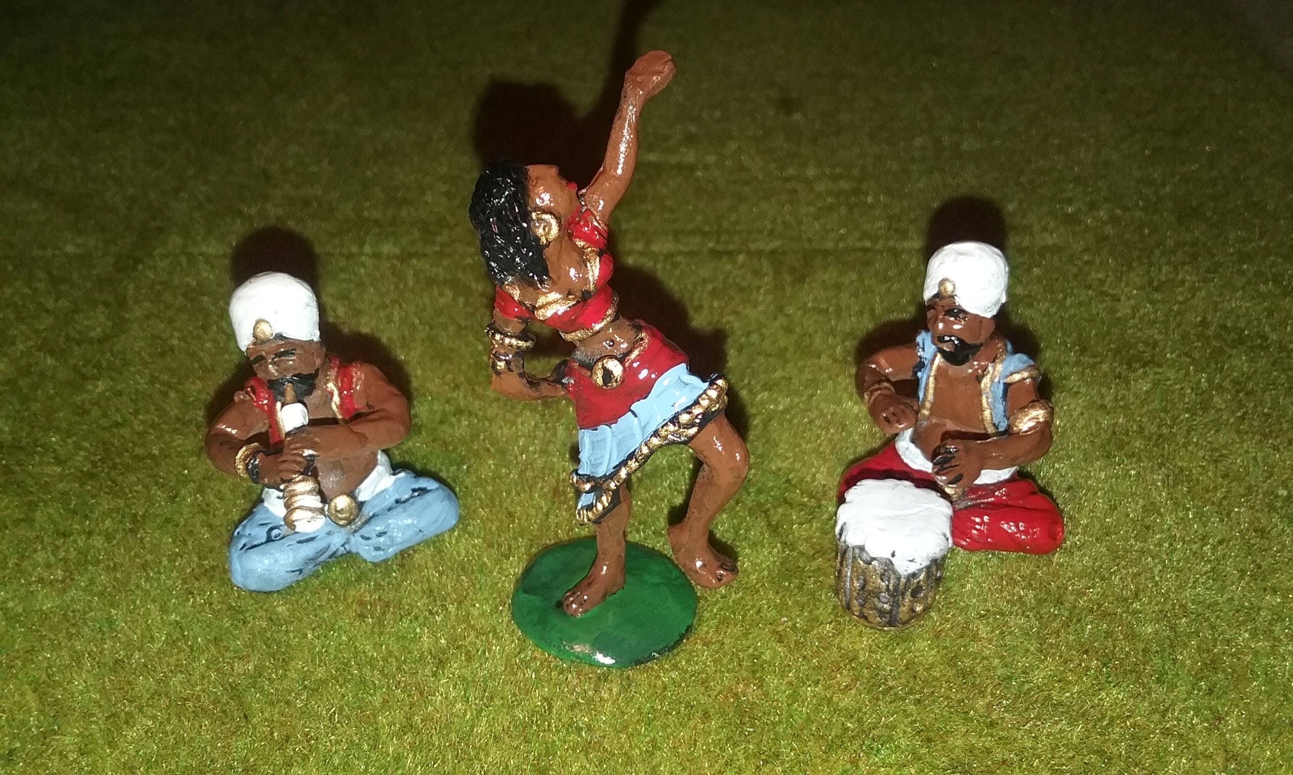 54mm Toy Soldier Scale Dancing Girl and Musicians Pewter - Etsy