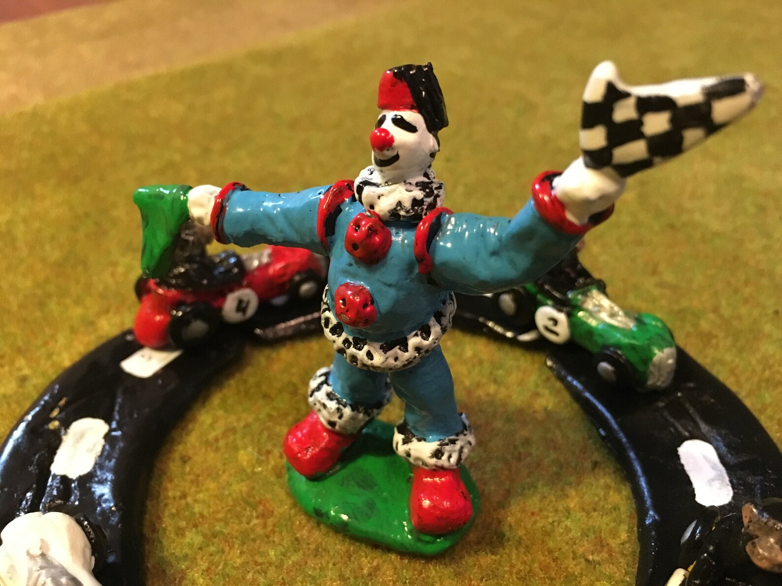Circus Clown and Race Car Monkeys 54mm - Etsy