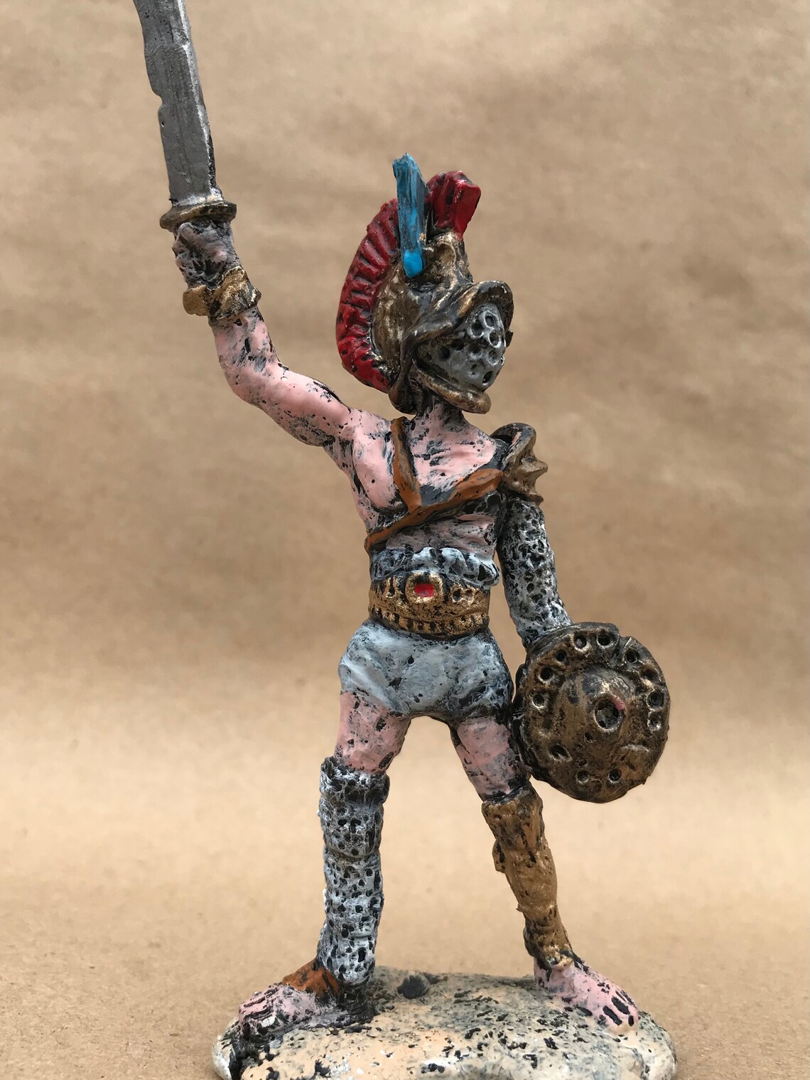 Roman Gladiator 3.5” metal figure - Etsy.de