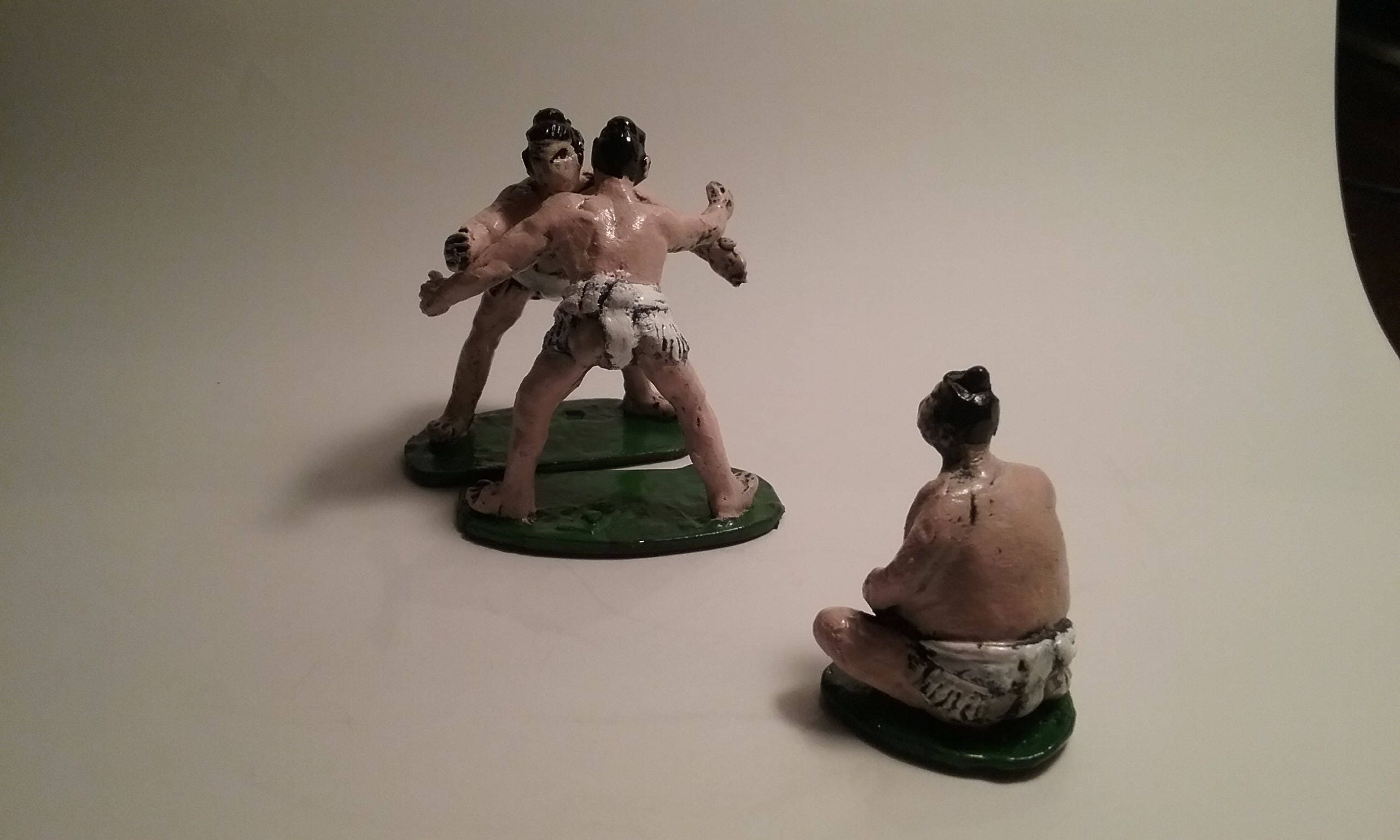 Japanese Sumo Wrestlers 54mm Cast Pewter Toy Soldier Figurines - Etsy