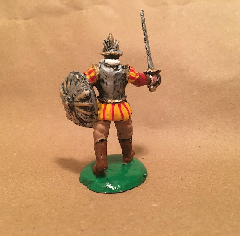 Spanish Conquistador 70mm Cast Metal Toy Soldier Miniature - Etsy