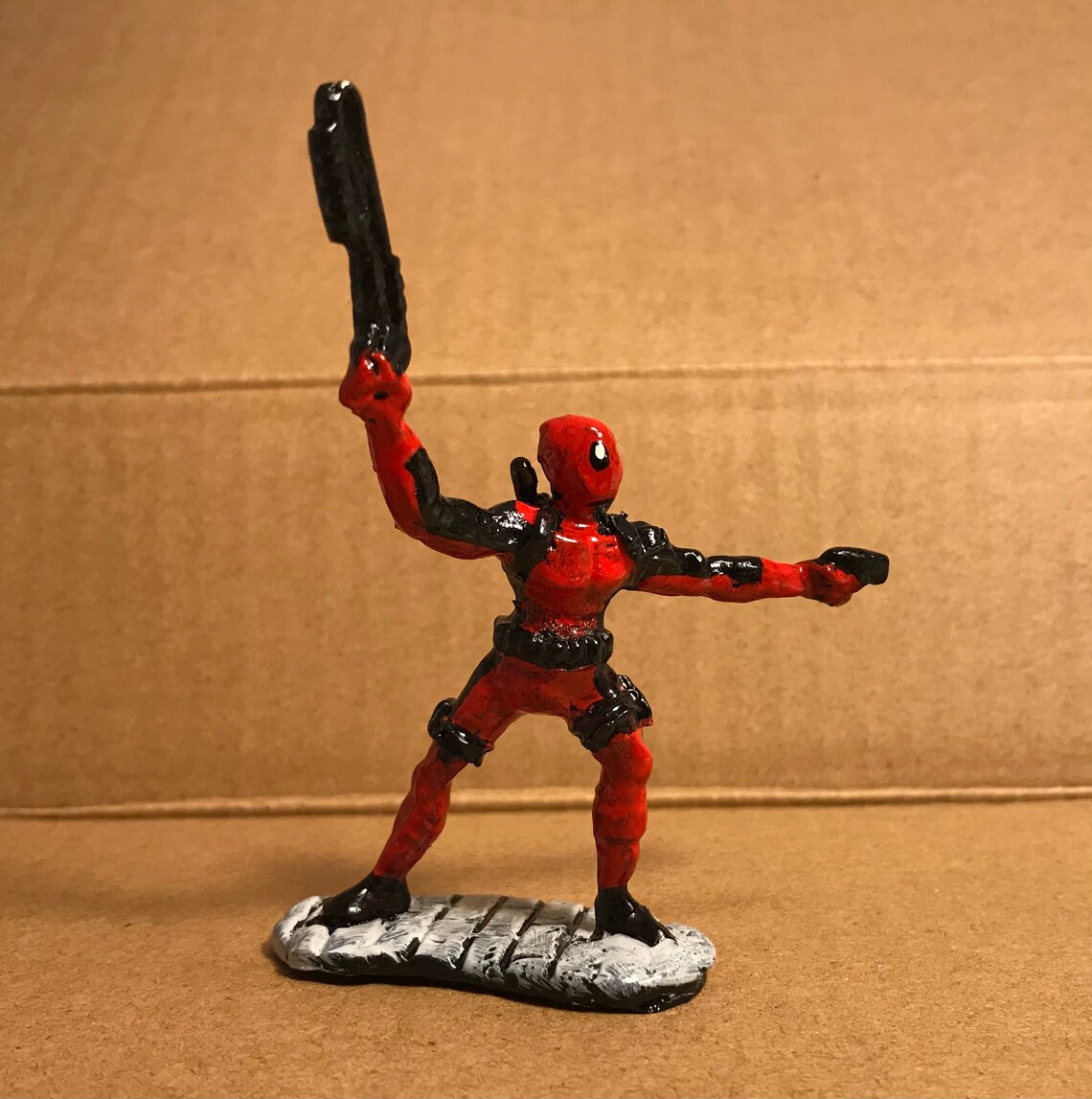 Deadpool 54-60mm figura de metal - Etsy España
