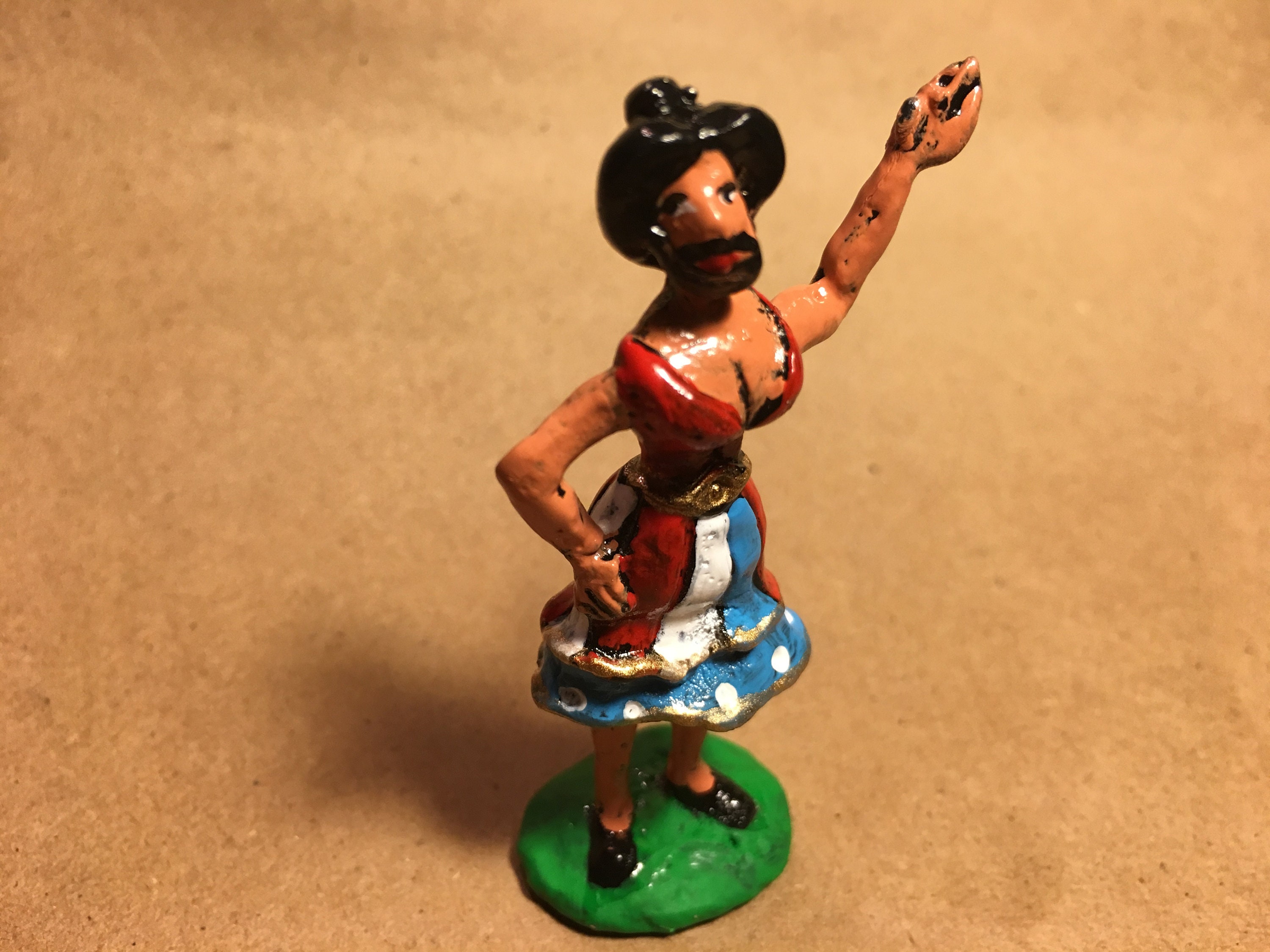 Sideshow “bearded Lady” Carnival Figure 54mm - Etsy