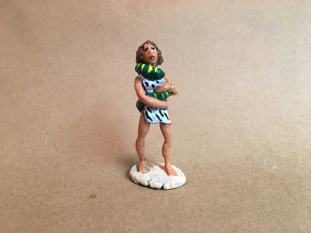 Circus Sideshow Jungle Girl Snake Charmer Figurine - Etsy