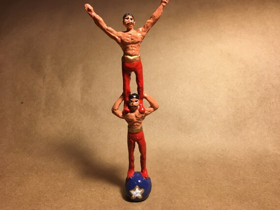 Circus Acrobats 54-60mm Pewter Figure | Etsy