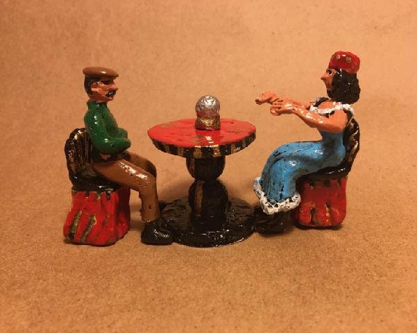 Sideshow Gypsy Fortune Teller 54mm Pewter - Etsy