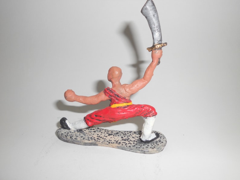 Shaolin Kung Fu Monk Toy Soldier 54mm Solid Pewter - Etsy