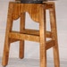 Rare Tiger Maple Stool With Golden Stain - Etsy