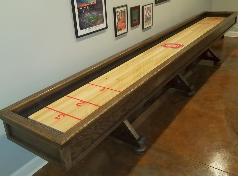16' Ohio State Game Table in Distressed Oak Style | Etsy