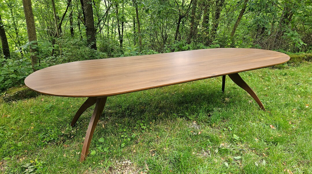 Looooong Walking Table ©2008 in Sappy Walnut 54" X 120" Seats 12! - Etsy