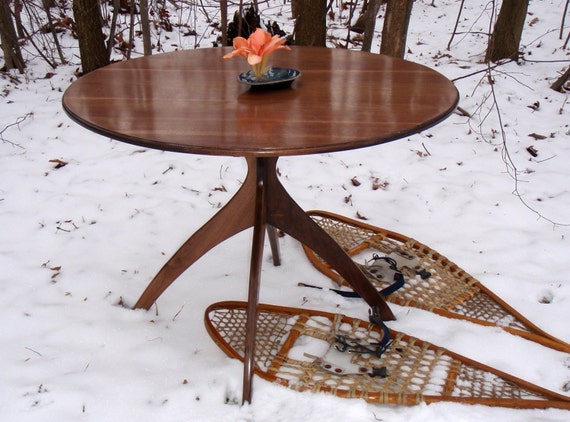 Cute All Walnut Walking Table | Etsy