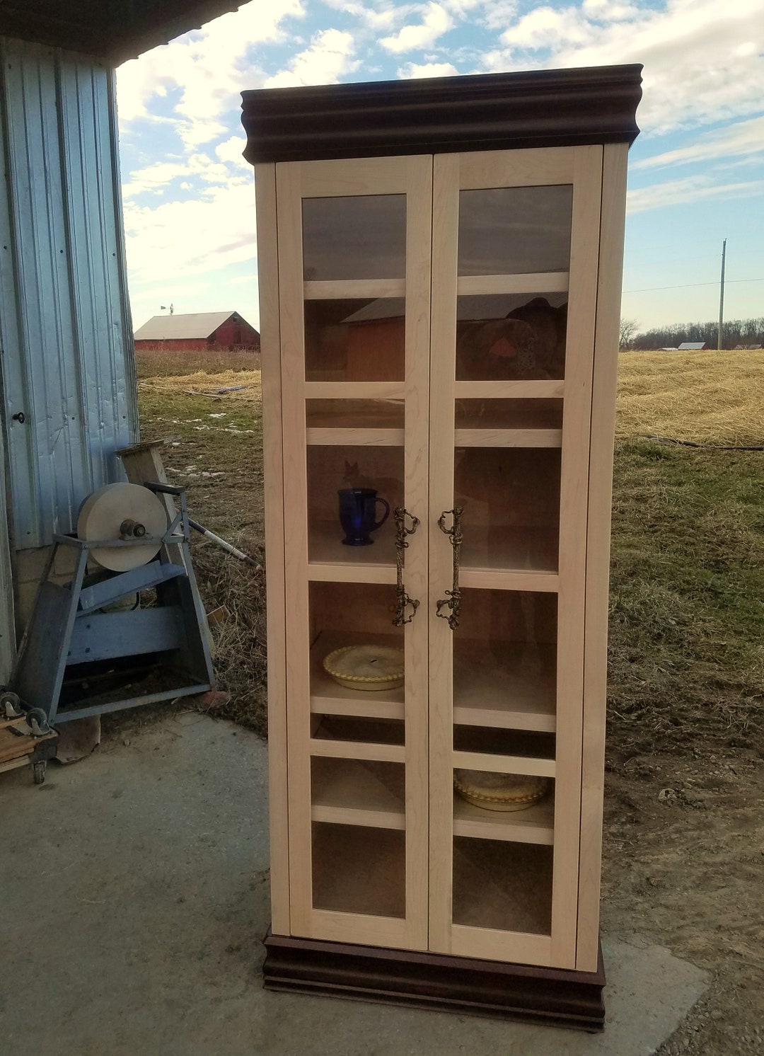 VERY Sharp Maple and Walnut Pantry - Pies NOT Included! - Etsy