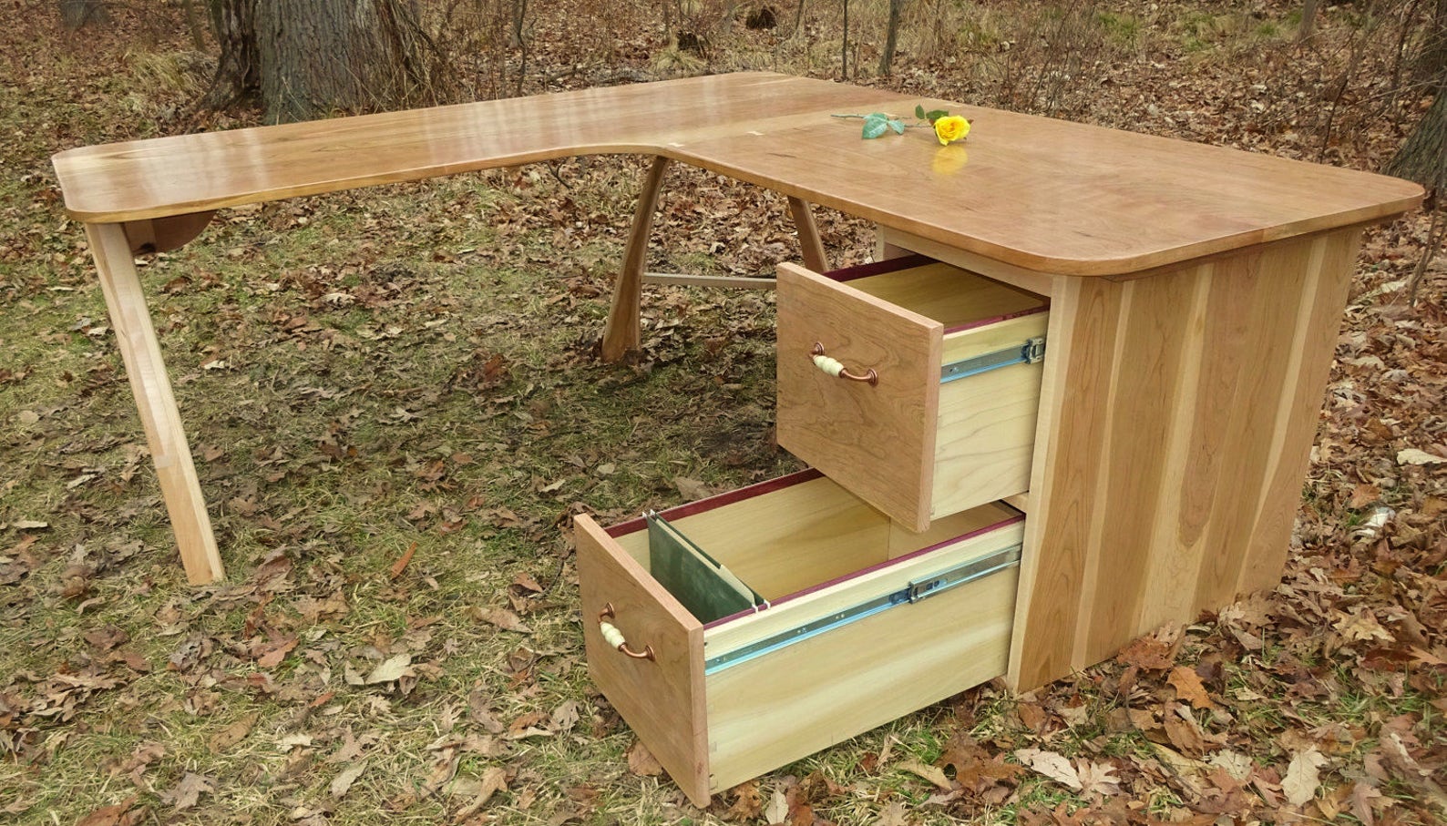 Cherry Gateway Arch Desk | Etsy