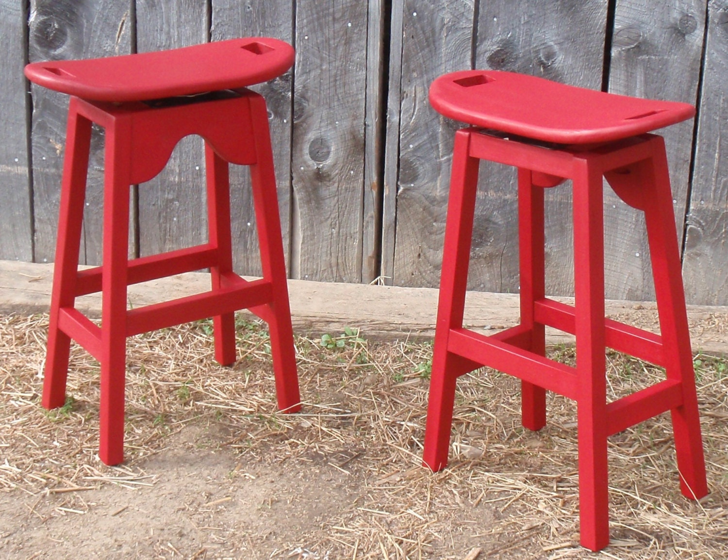 Custom Painted Curvey Swervy Stools | Etsy