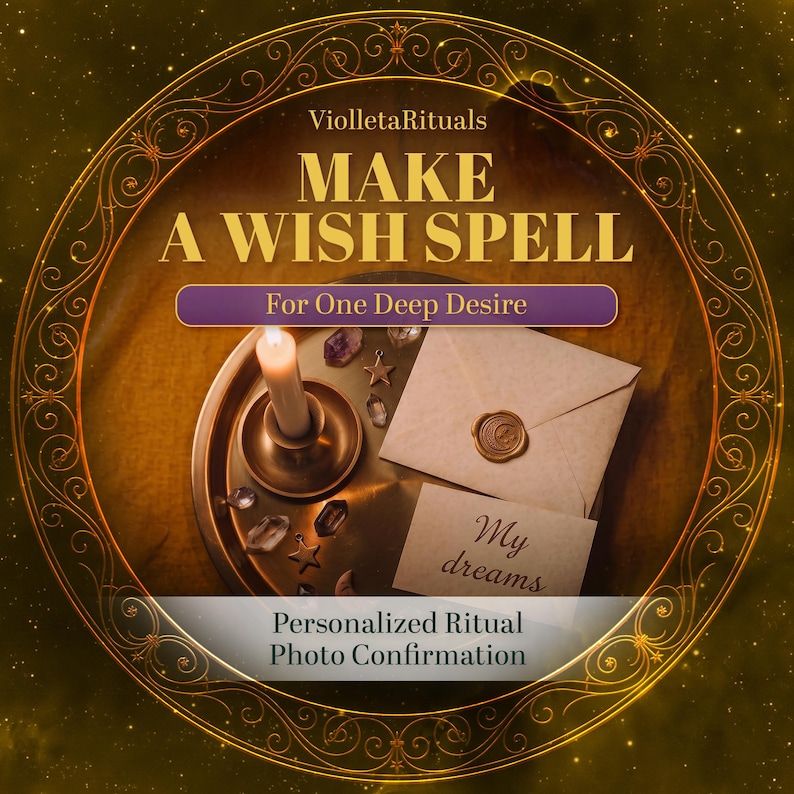 Make a Wish Ritual: Personalized Desire, Intention Focus and Positive ...