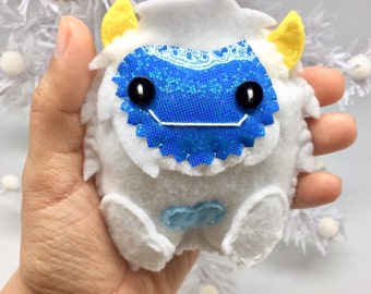 Abominable Snowman Plush - Etsy