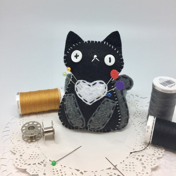 Cat Pincushion - Etsy