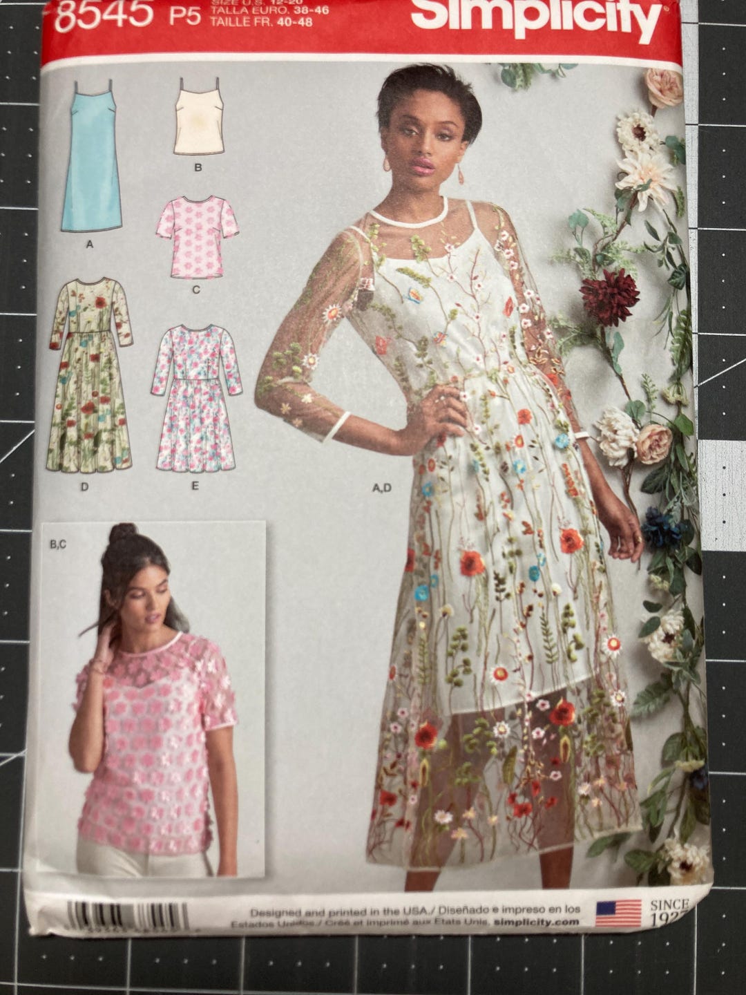 Simplicity 8545 Uncut Pattern for Size 12-20 - Etsy