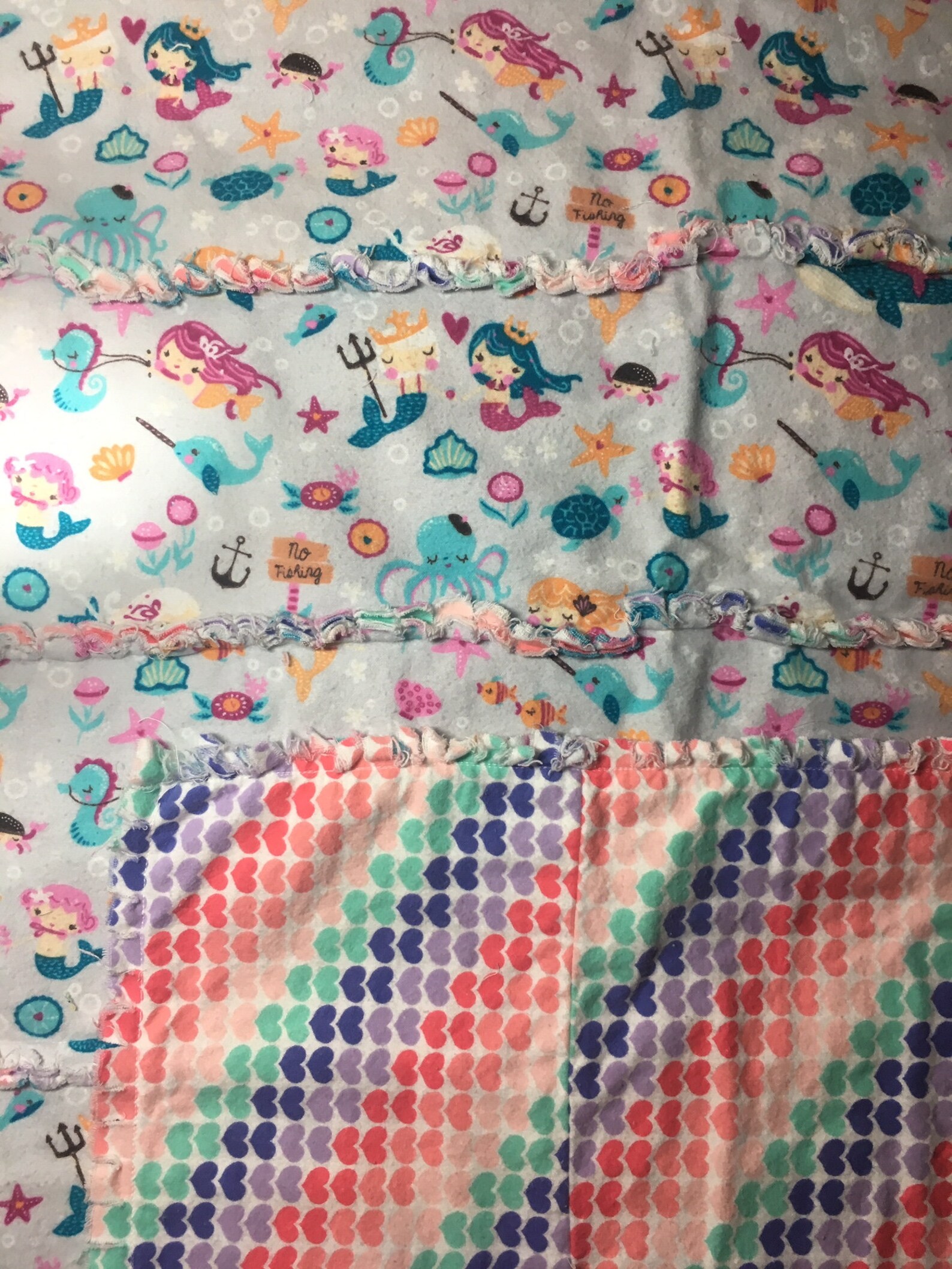 Ragged Flannel Baby Blanket - Etsy
