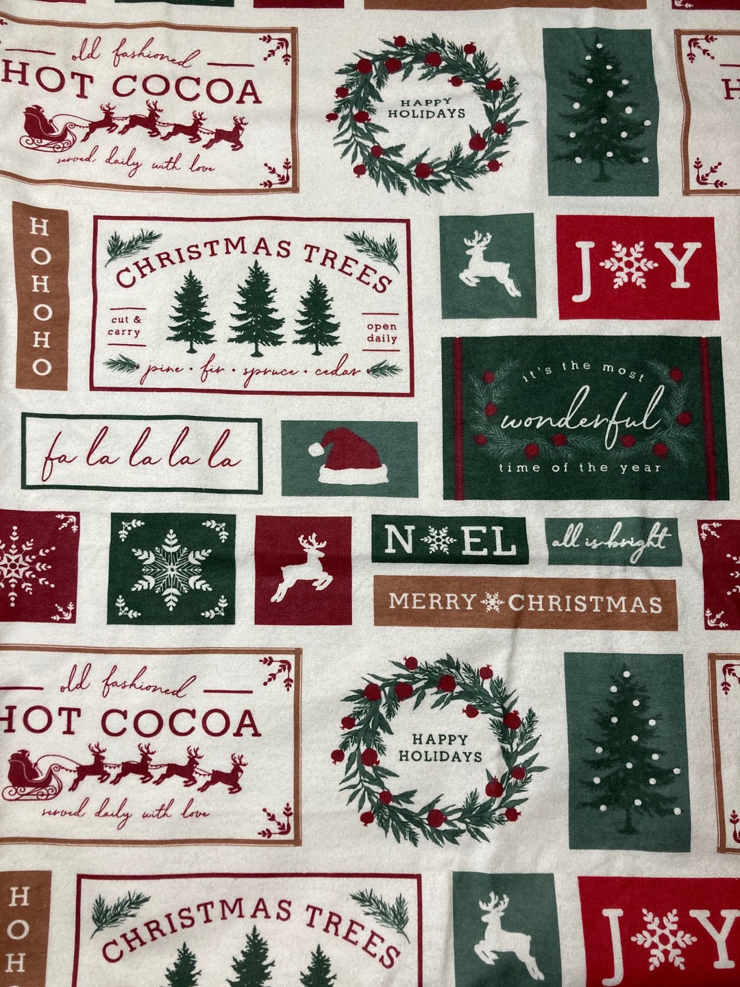 Flannel Christmas Signs Pillowcase - Etsy