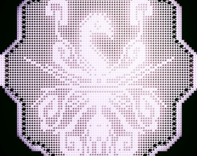Fairy Garden Filet Crochet Pattern Pdf - Etsy