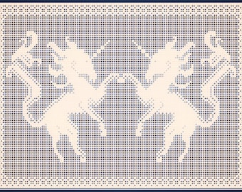 Fairy Garden Filet Crochet Pattern Pdf - Etsy