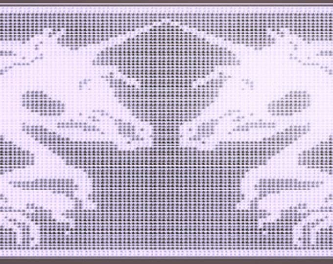 Fairy Garden Filet Crochet Pattern Pdf - Etsy