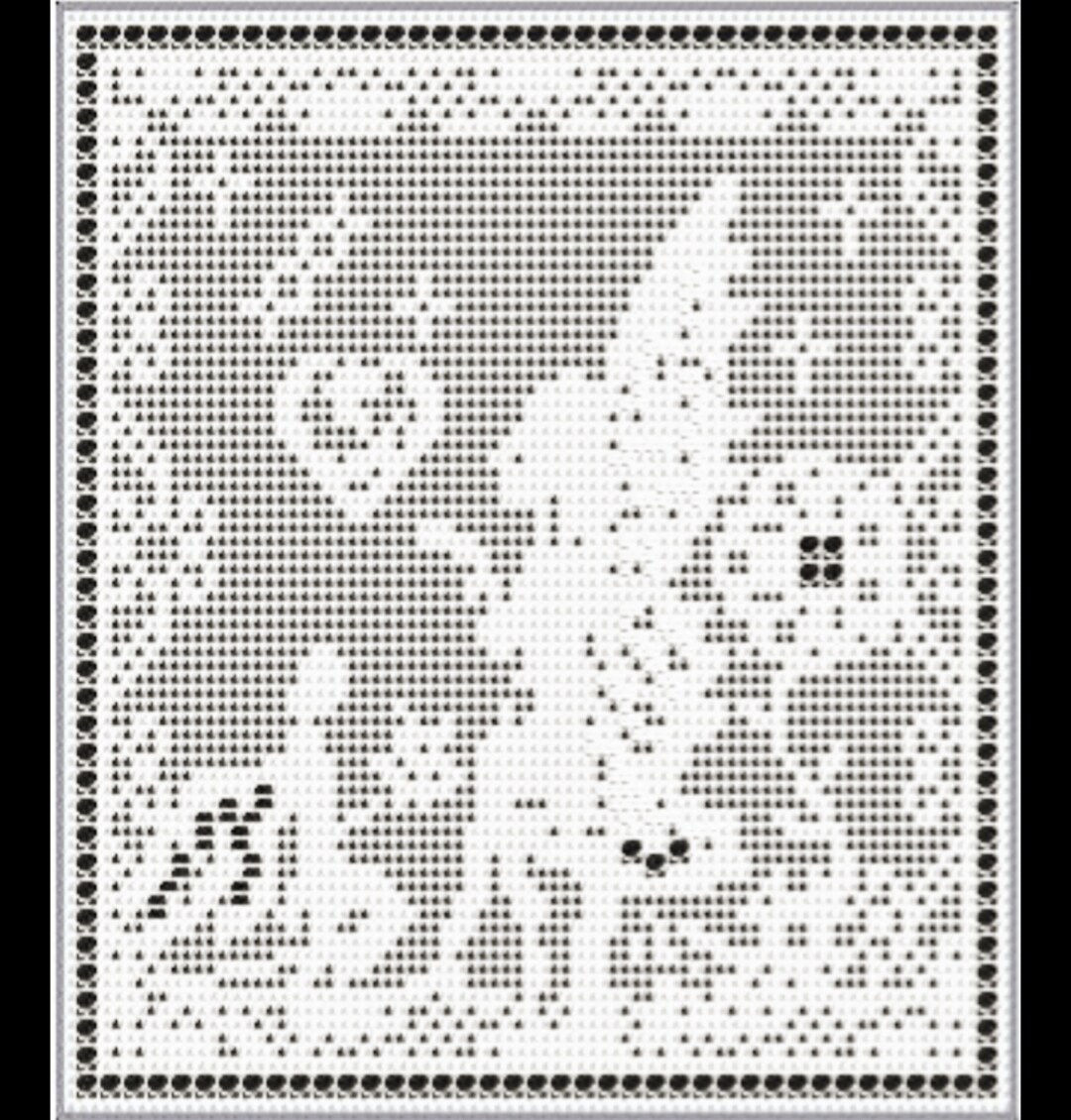 Filet Crochet Pattern PDF ~ A Fairytale - Etsy