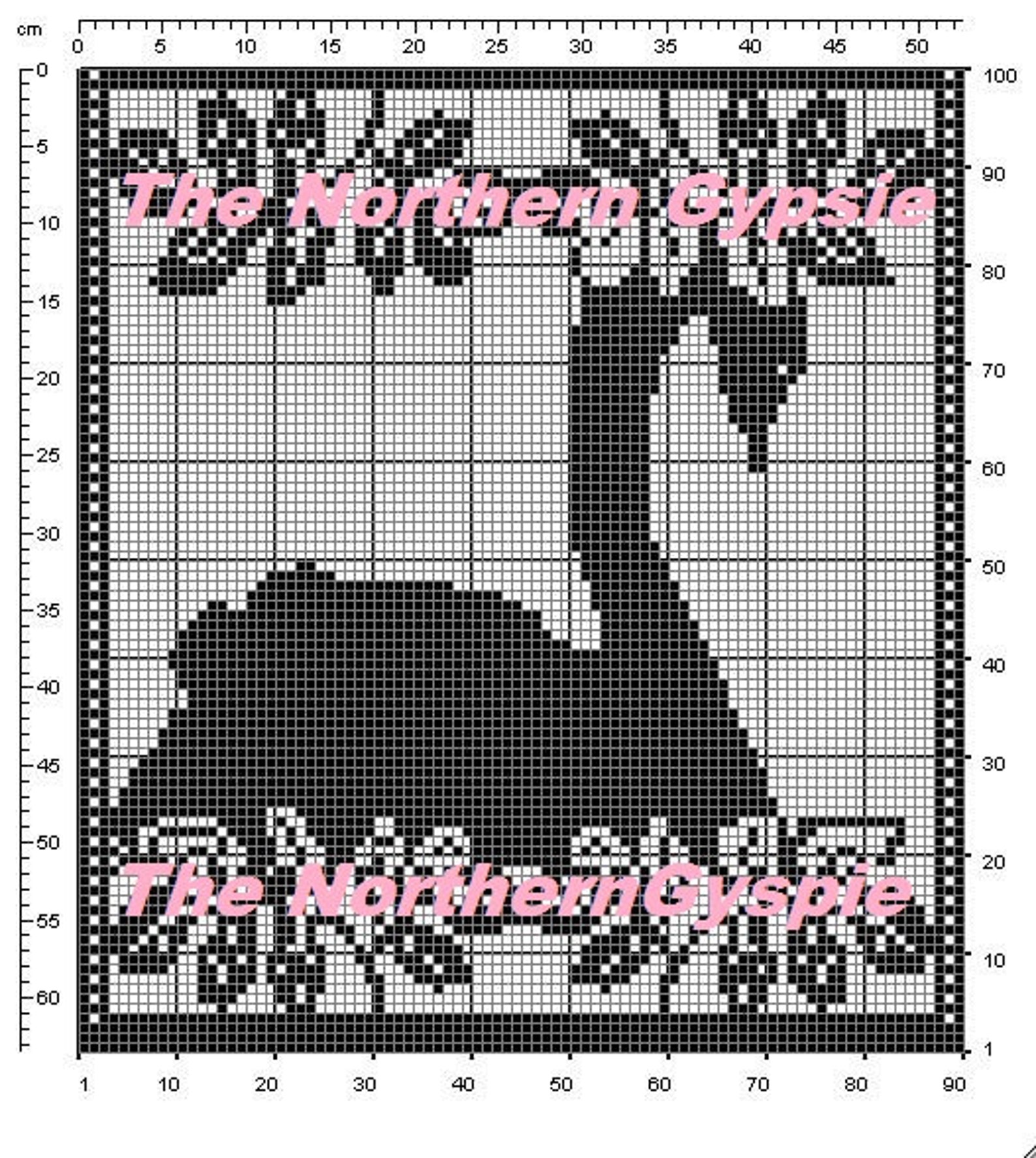 Filet Crochet Pattern 'swan Lake', Instant PDF Download. - Etsy