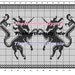 Filet Crochet Pattern 'dancing Unicorns', Instant Download Pdf. - Etsy