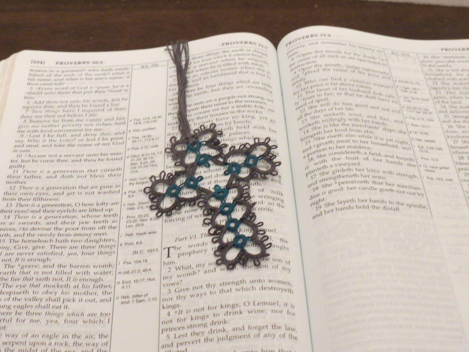 Handmade Tatted Bookmark Tatted Cross Cross Bookmark - Etsy