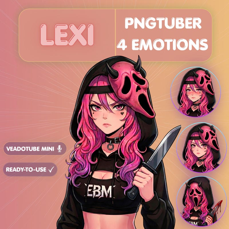 Pink Anime Girl Avatar - Etsy