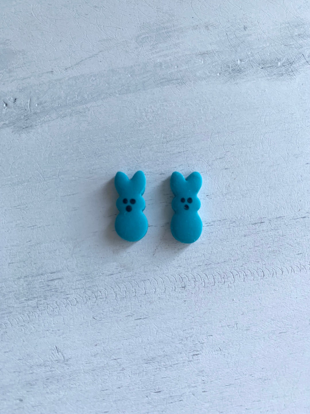 Mini Blue Peep Studs - Etsy