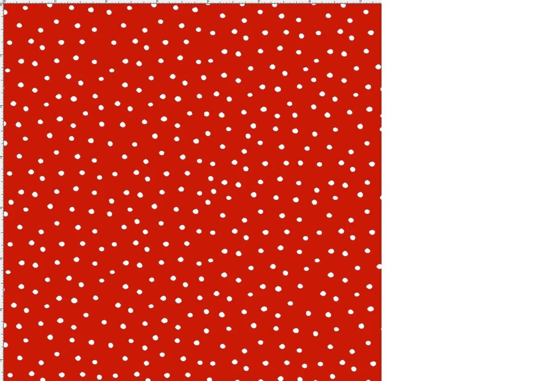 Red Polka Dot Fabric: Dinky Dots, Loralie Designs - Yardage - Etsy