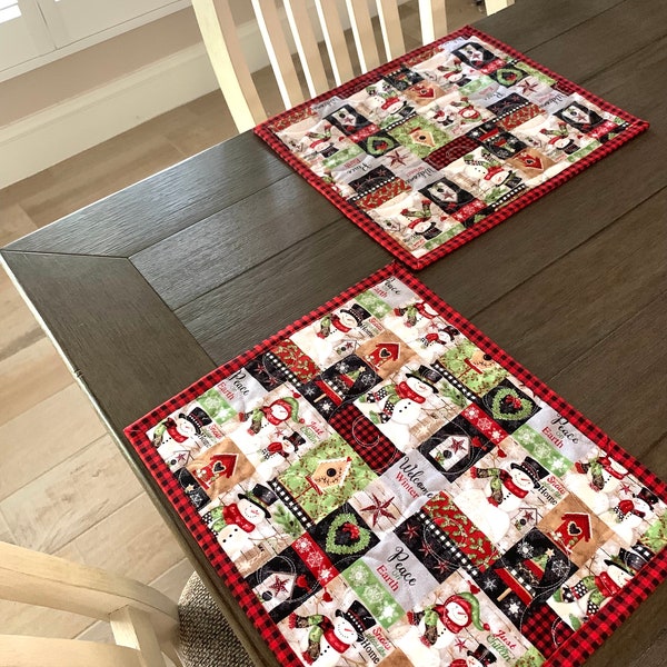 Winter Placemats - Etsy
