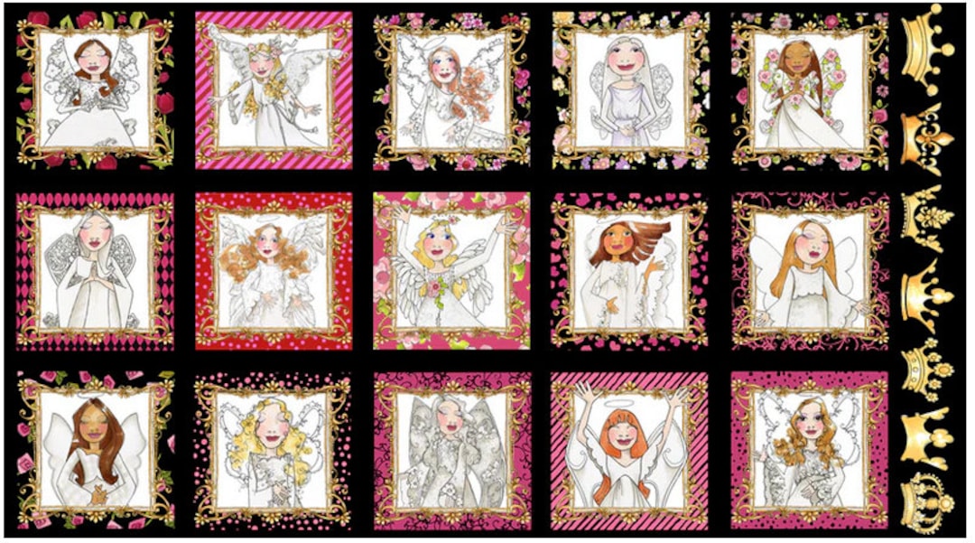 Be an Angel Fabric Panel Loralei Designs 692609 - Etsy