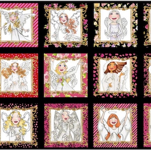 Be an Angel Fabric Panel, Loralei Designs, 692609 - Etsy