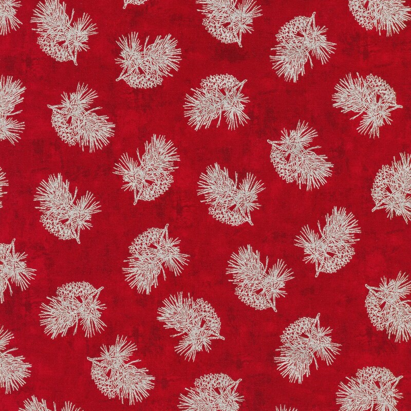 Red Christmas Fabric - Etsy