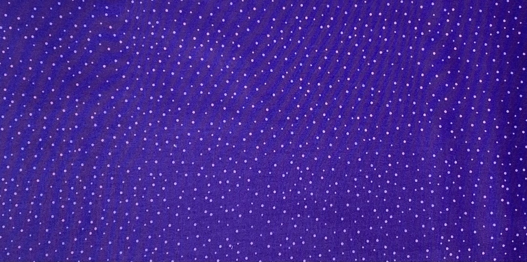 Purple Polka Dot Cotton Fabric - Robert Kaufman Elizabeth Collection - Etsy