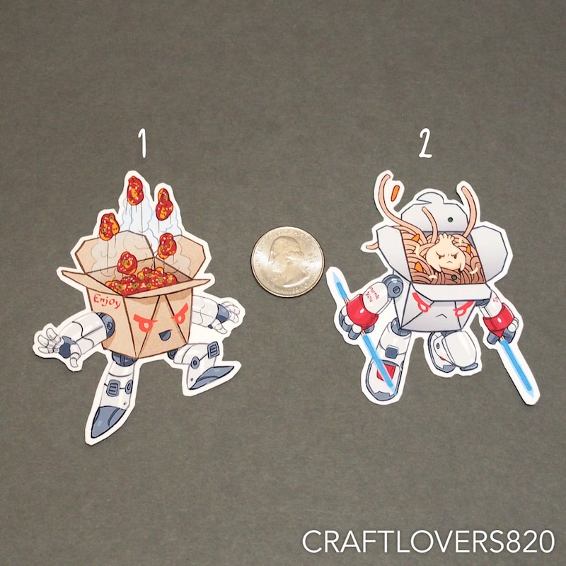 Hand Cut Stickers - Etsy