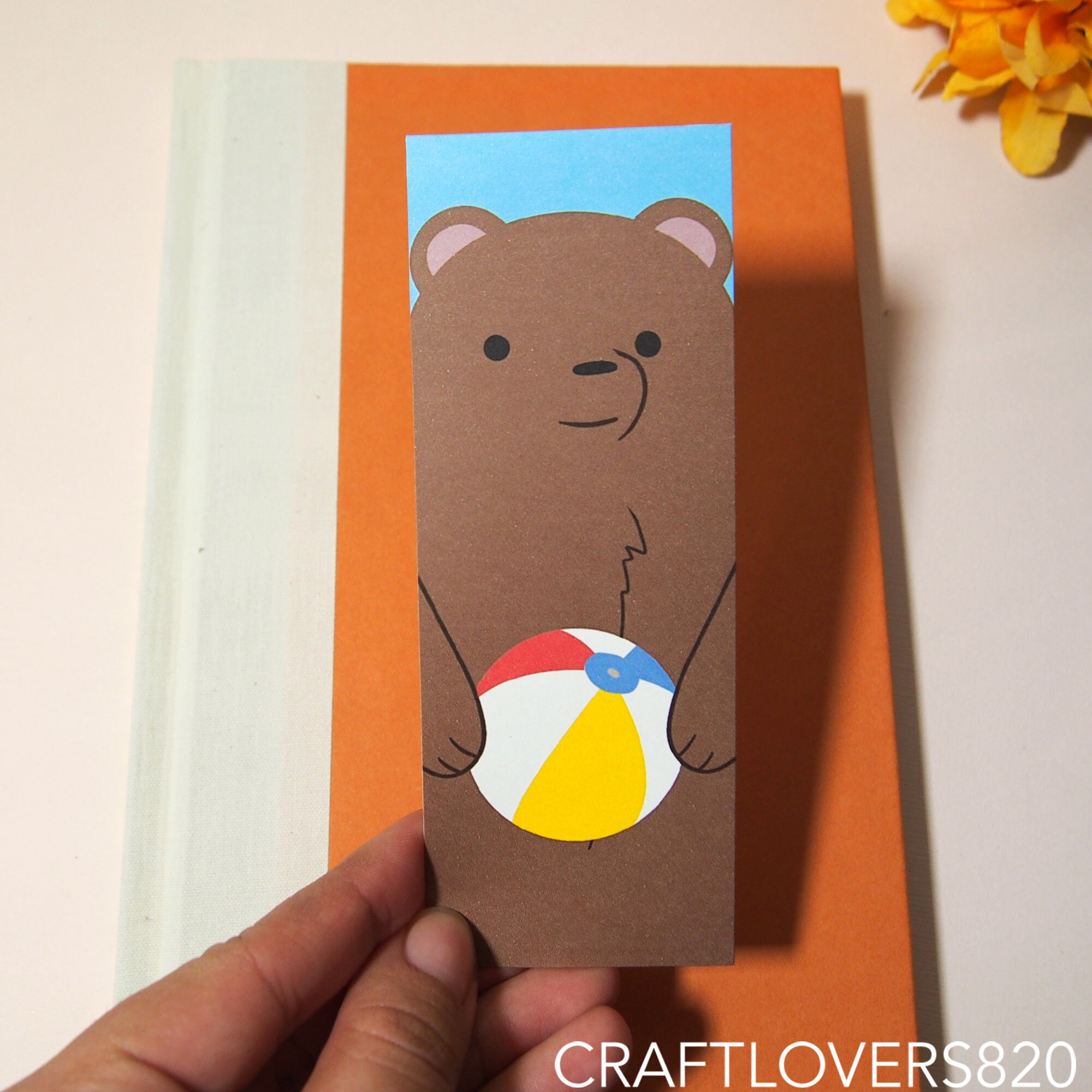 Children's Animal Bookmark | Kids Laminated Bear Bookmarks | Colorful ...