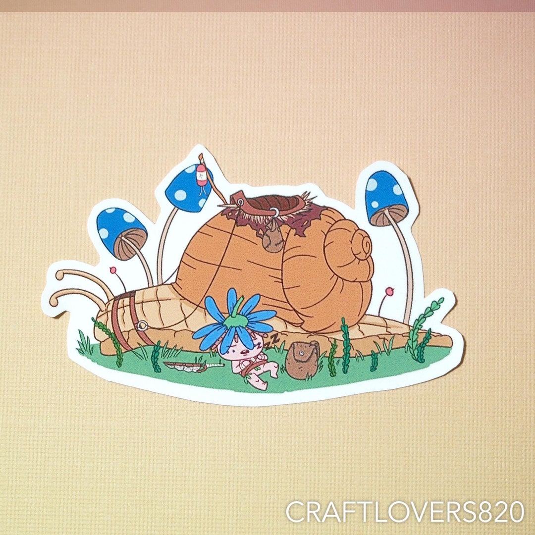 Snail Stickers | Cute Stickers | Warrior Sticker | Original Art | Hand ...