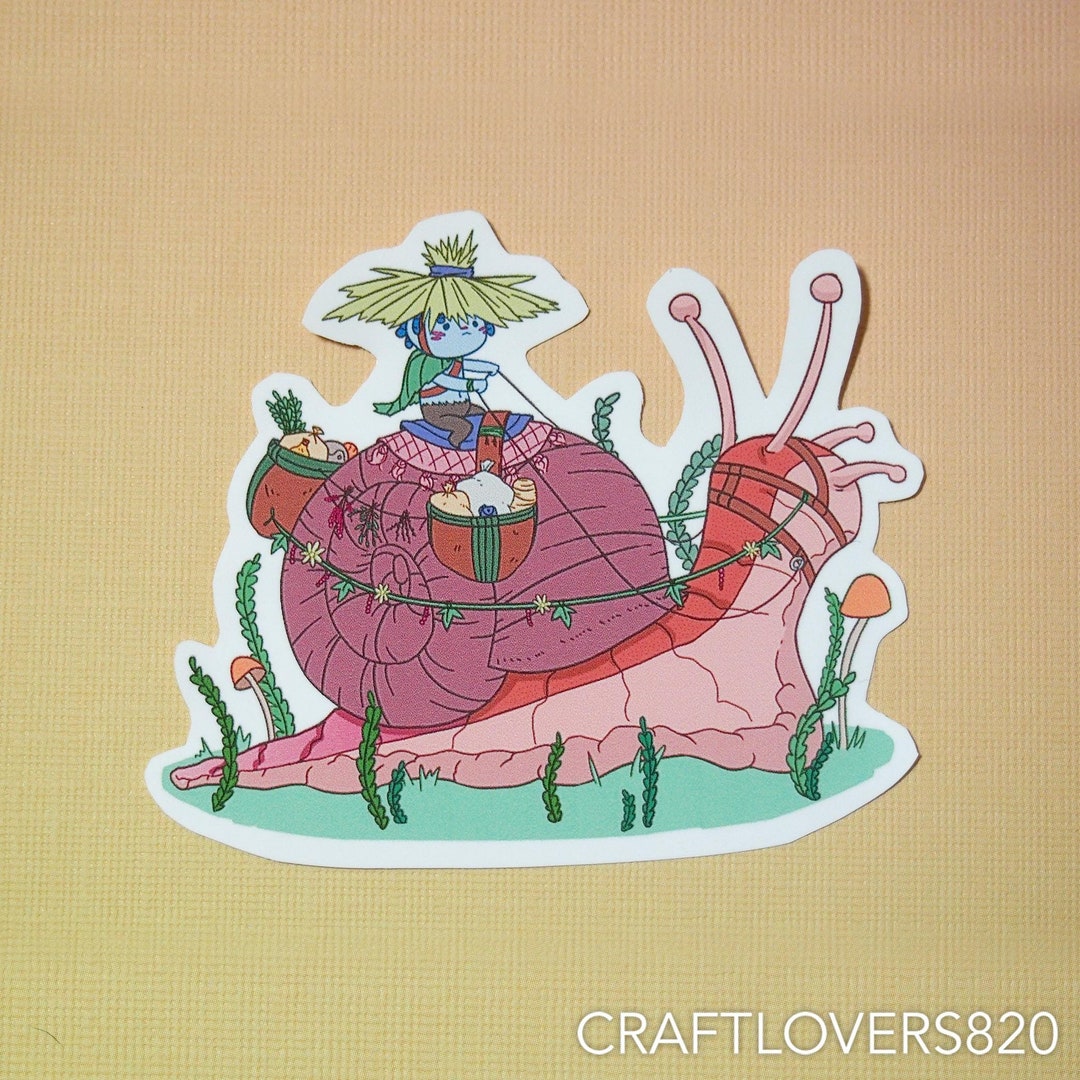 Snail Stickers | Cute Stickers | Travelling Merchant | Original Art ...