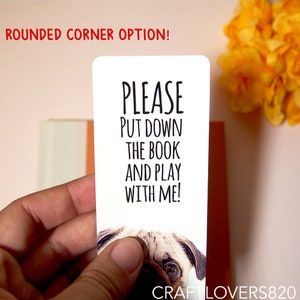 Jack Russel Bookmark | I Wuff Reading | Dog Lover Reader Gift | Cute ...