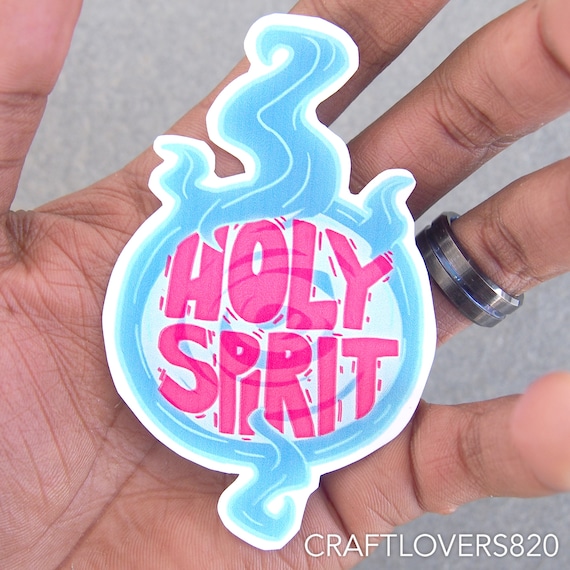 Holy Spirit Fire Vinyl Sticker Decal Flame Faith Sticker - Etsy