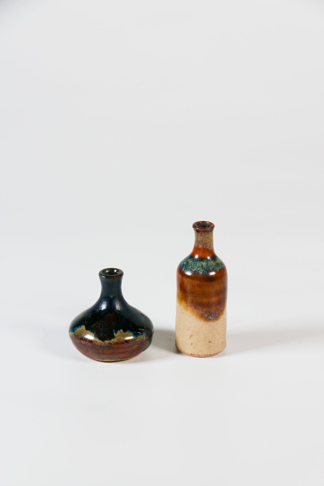 West German Studio Pottery Miniature Vases 1970s Siegburger Töpferei ...