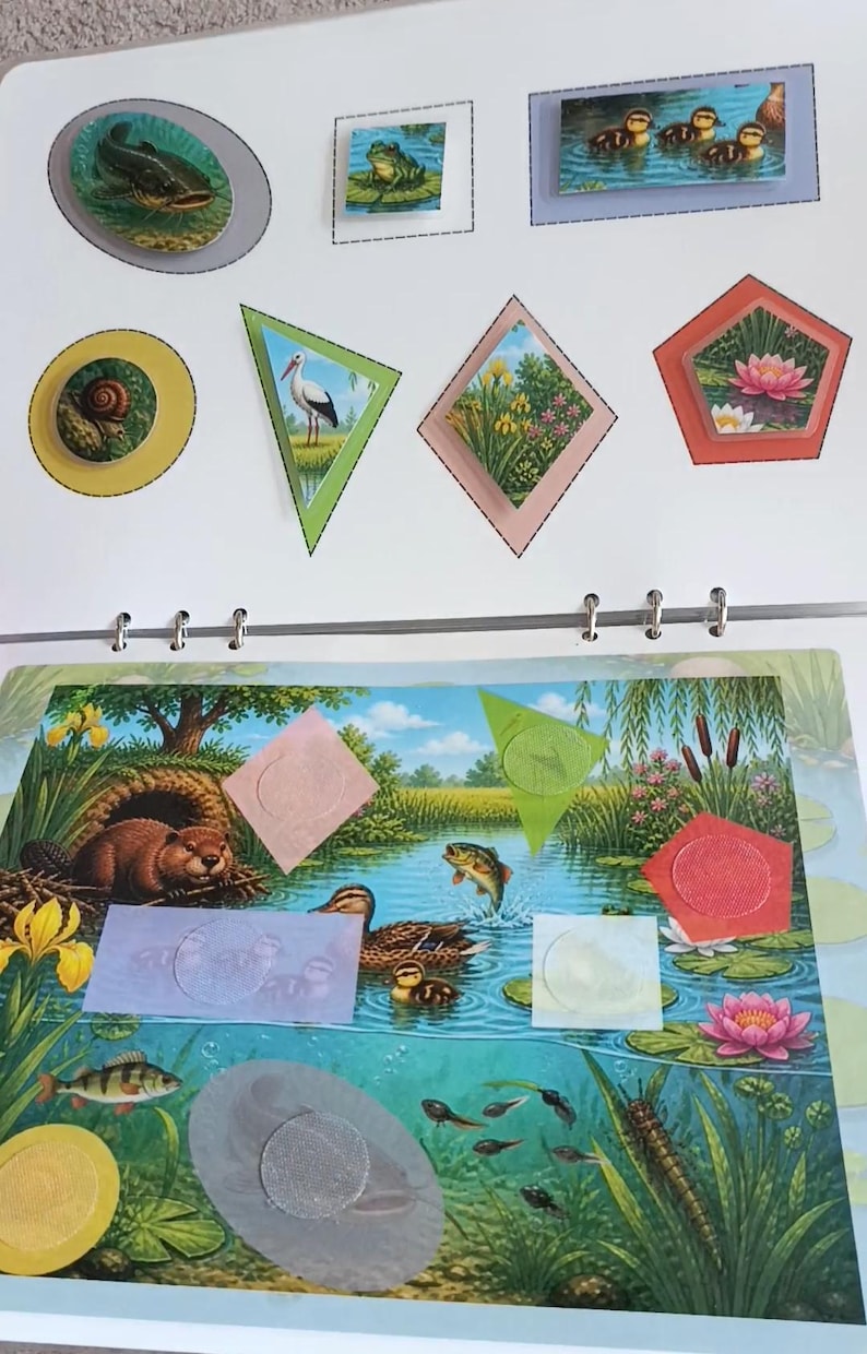 Life at the Pond Activity Toddler Book - Semi-finished (printed ...