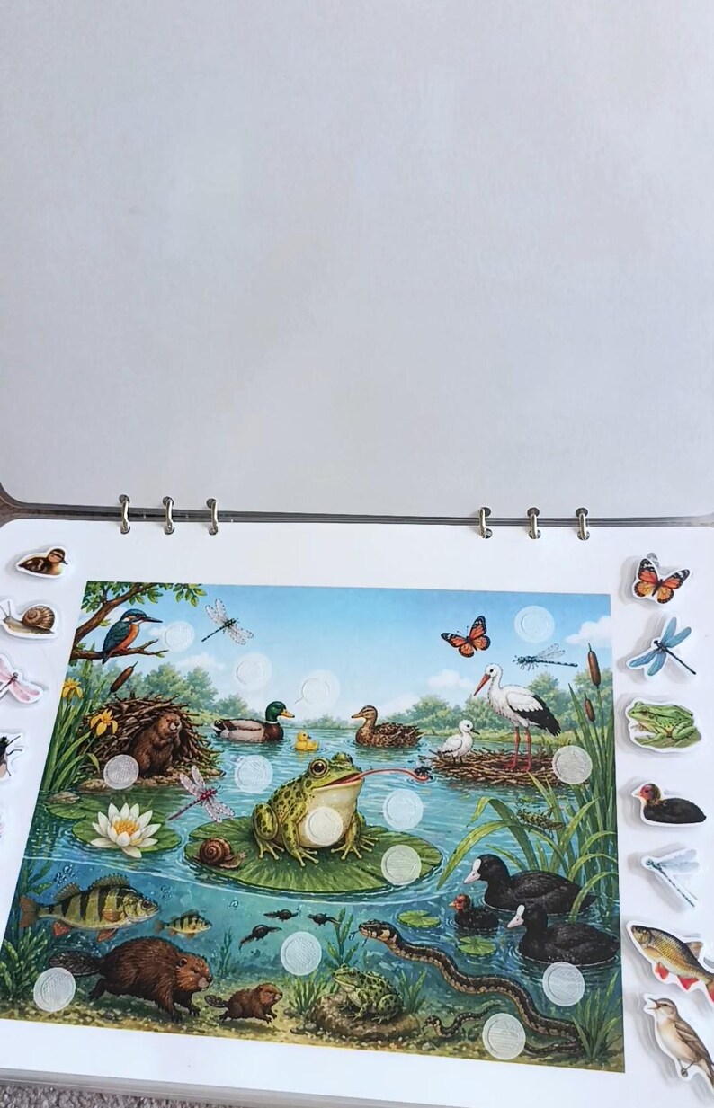 Life at the Pond Activity Toddler Book - Semi-finished (printed ...