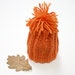 Orange Preemie Baby Hat Hand Knitted Cap Charity Donation Boy or Girl ...
